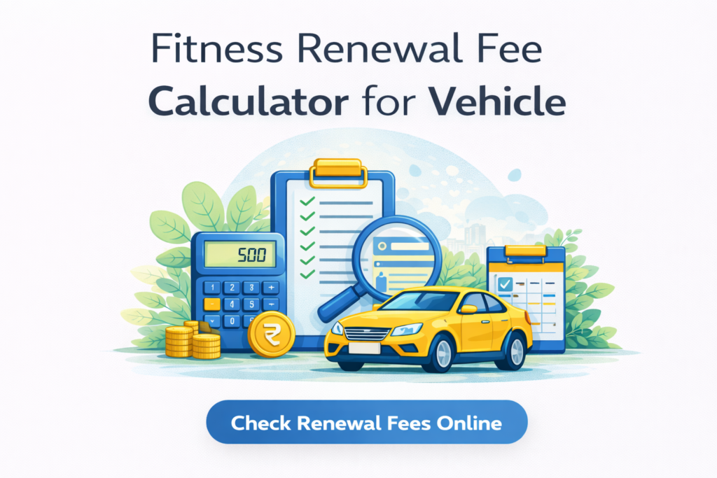 Fitness Renewal Fee Calculator for Vehicle – Check Vehicle Fitness ...